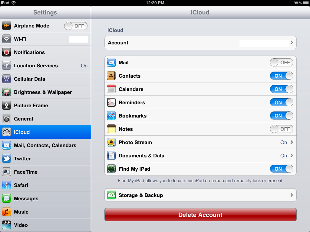 How To Use ICloud On IPad IOS 5 How To Use ICloud On IPad IOS 5